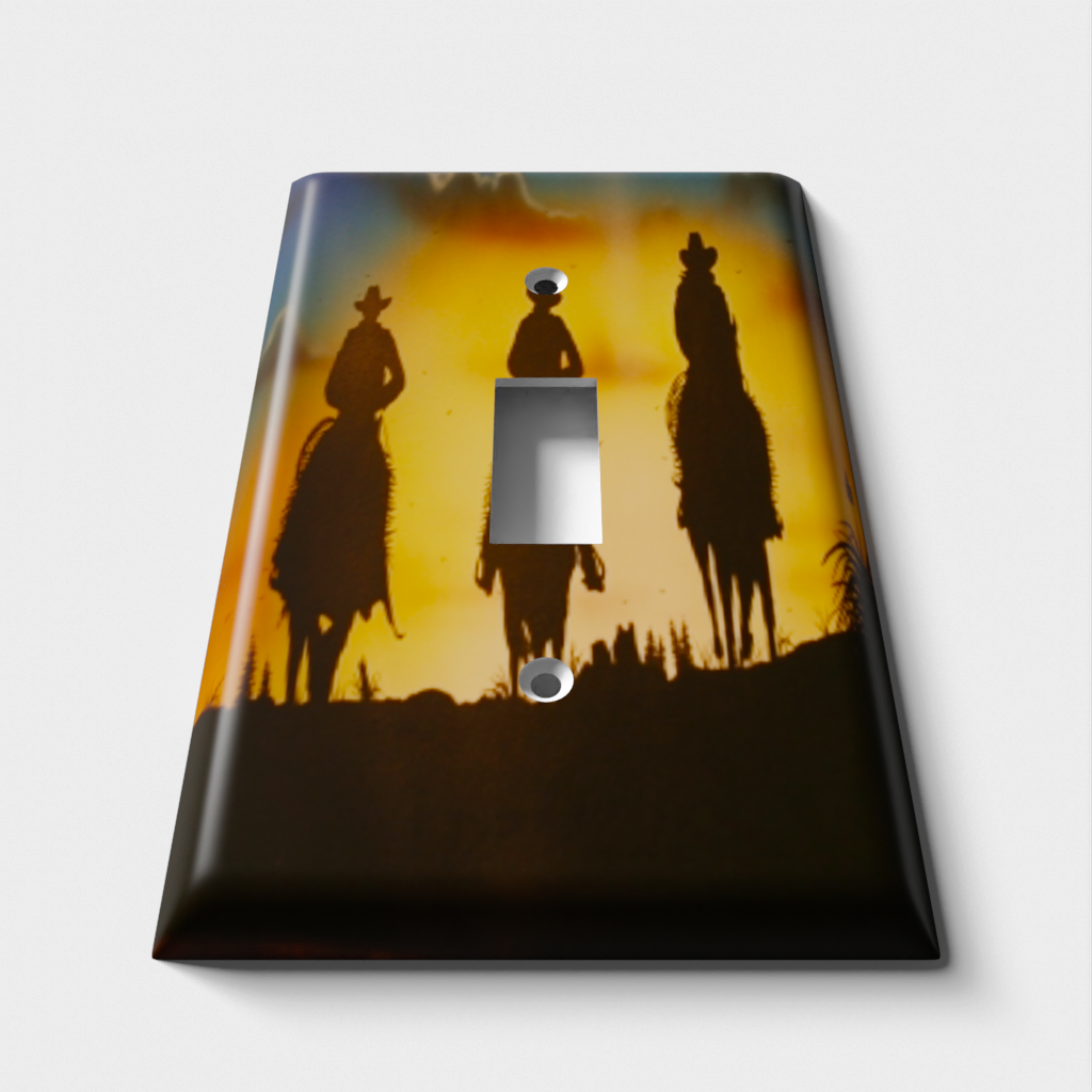 Cowboy Light Switch Plate Covers