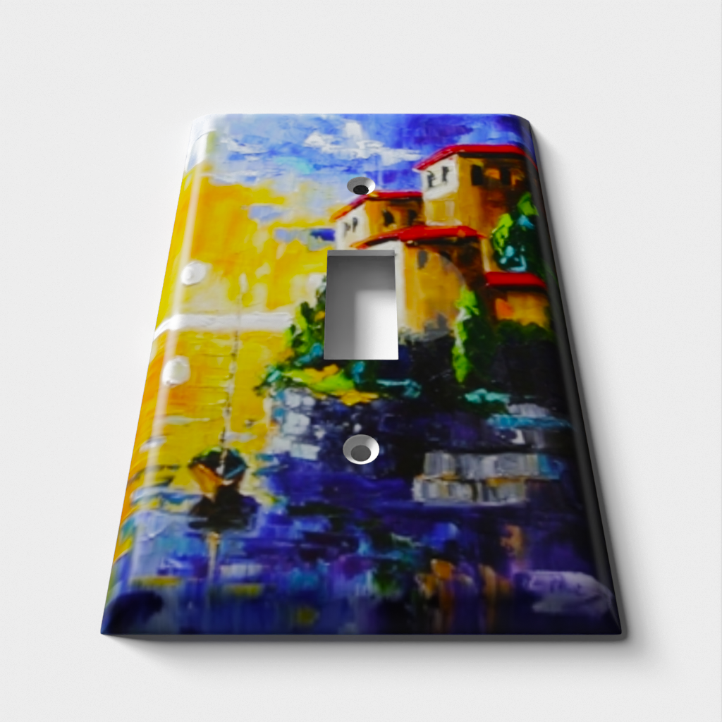 Tuscan Country Decorative Light Switch Plate Cover - Snazzy Switch