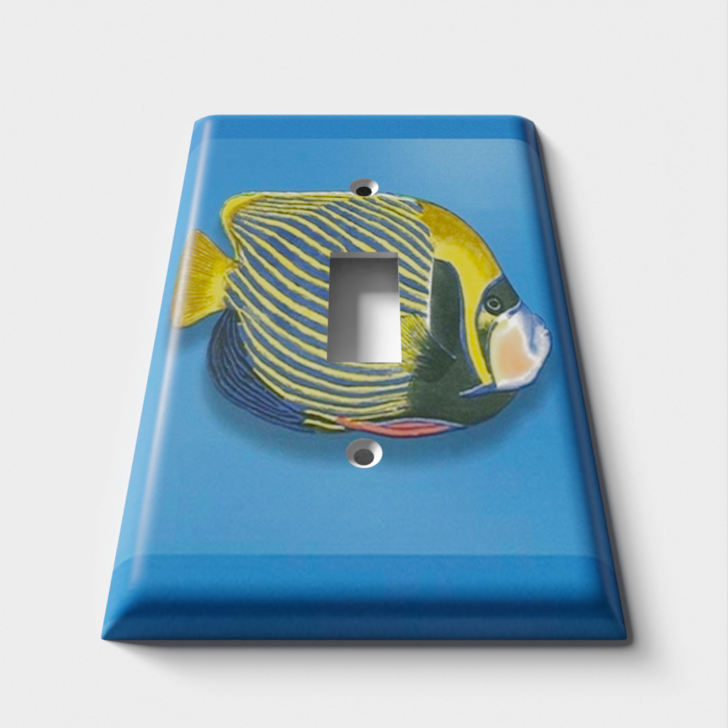 Biting Fish Decorative Light Switch Plate Cover - Snazzy Switch
