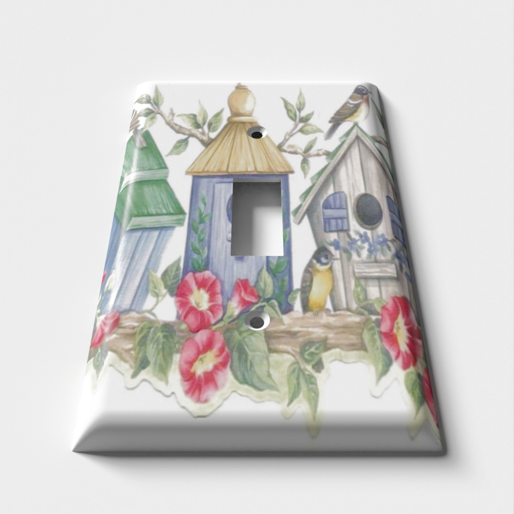 Bird Neighborhood Decorative Light Switch Plate Cover - Snazzy Switch