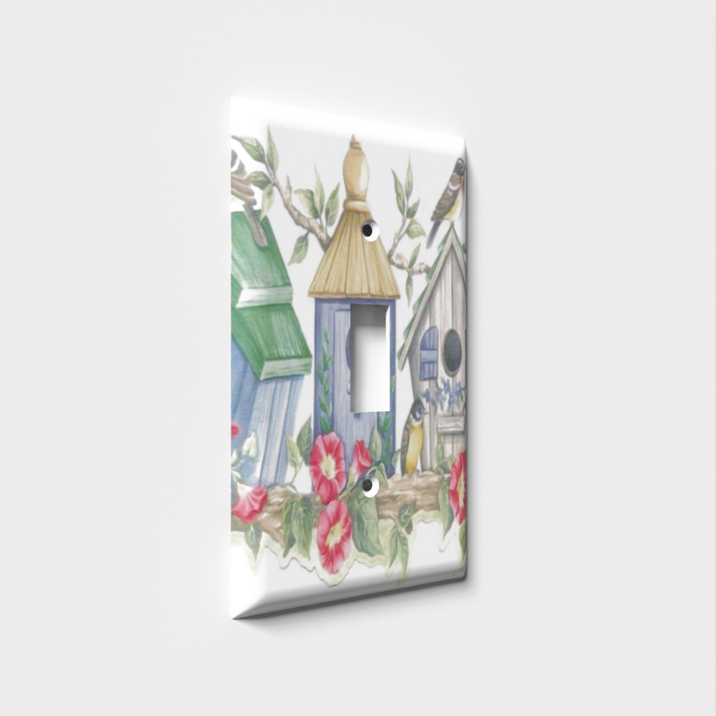 Bird Neighborhood Decorative Light Switch Plate Cover - Snazzy Switch