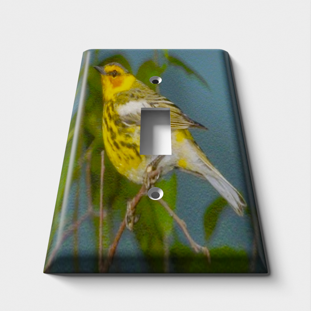 Yellow Bird Decorative Light Switch Plate Cover - Snazzy Switch