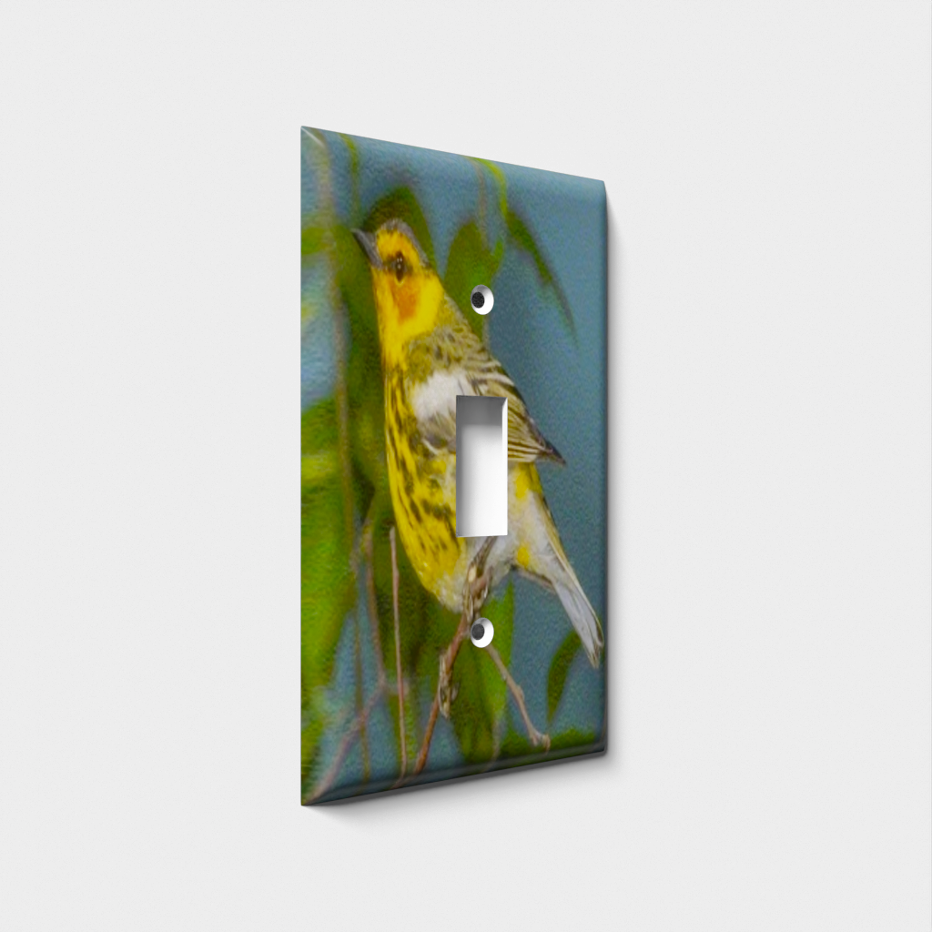 Yellow Bird Decorative Light Switch Plate Cover - Snazzy Switch