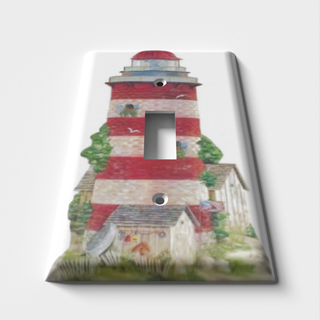 More Lighthouses Decorative Light Switch Plate Cover - Snazzy Switch