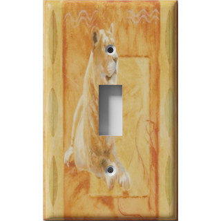 Zebra And Lion Decorative Light Switch Plate Cover - Snazzy Switch