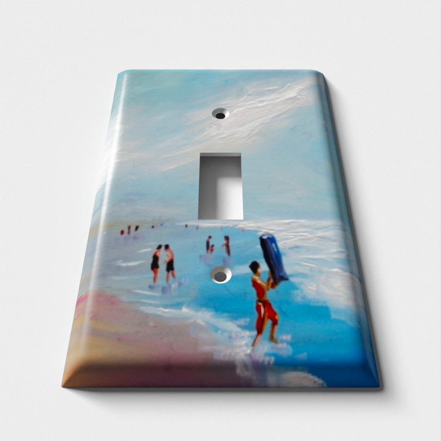 Beach Bag Decorative Light Switch Plate Cover - Snazzy Switch
