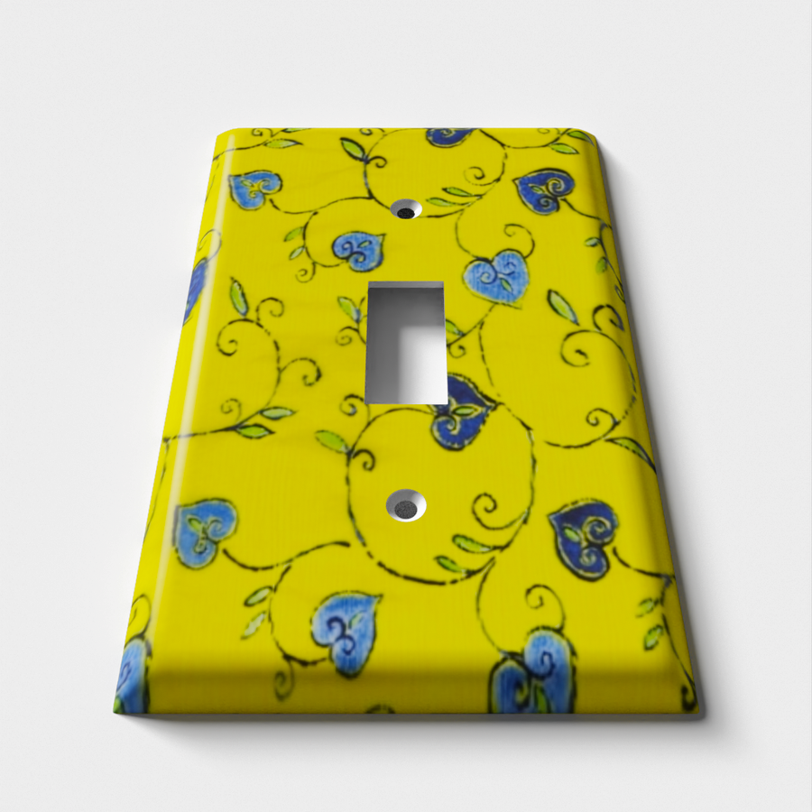 Colorful Leaves Decorative Light Switch Plate Cover - Snazzy Switch