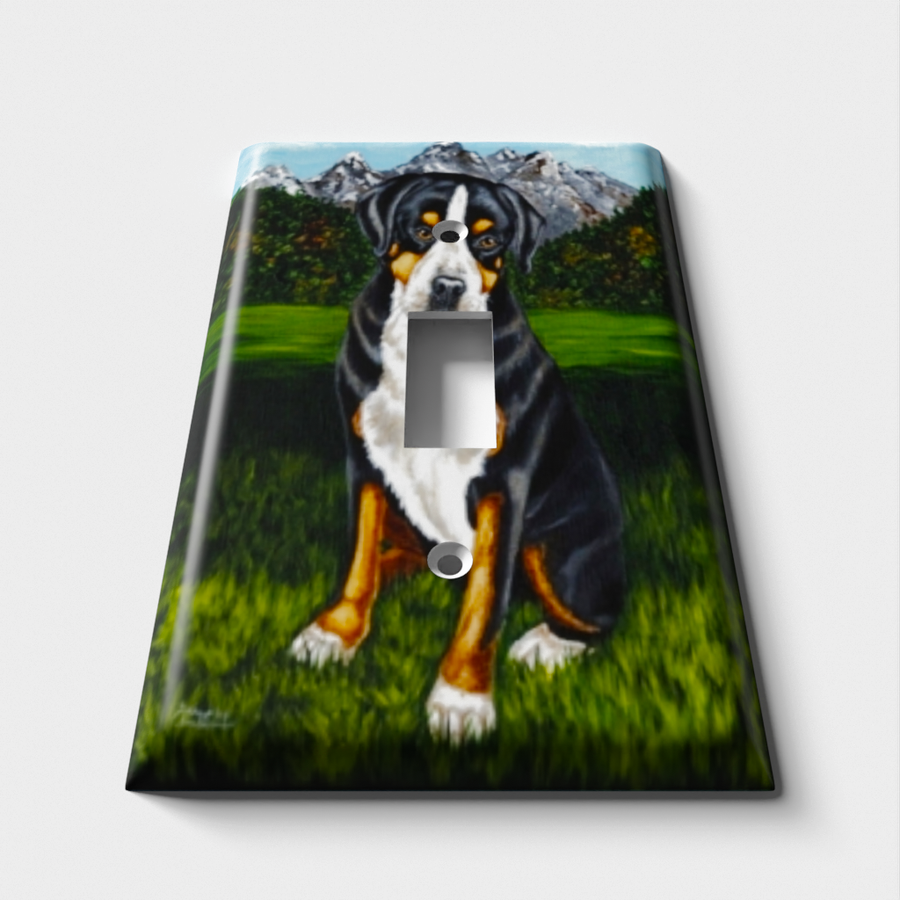 Dog Gathering Decorative Light Switch Plate Cover - Snazzy Switch