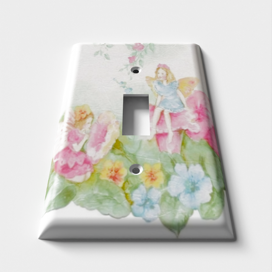Simple Flowers Decorative Light Switch Plate Cover - Snazzy Switch