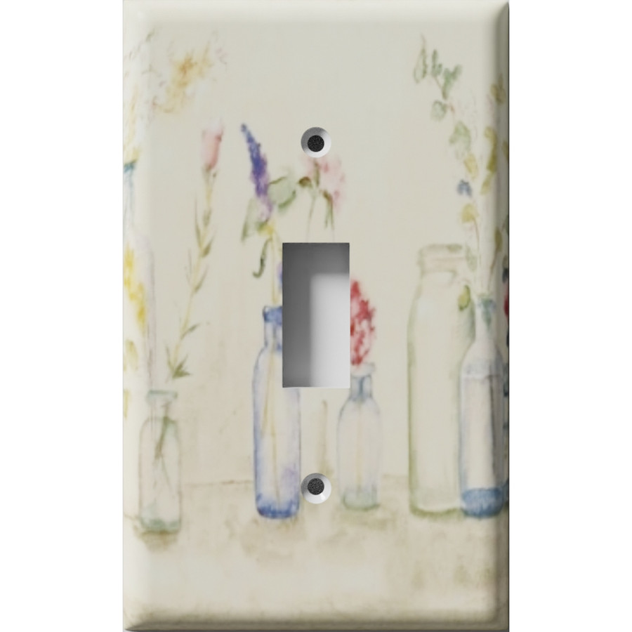 Flower Baskets Decorative Light Switch Plate Cover - Snazzy Switch