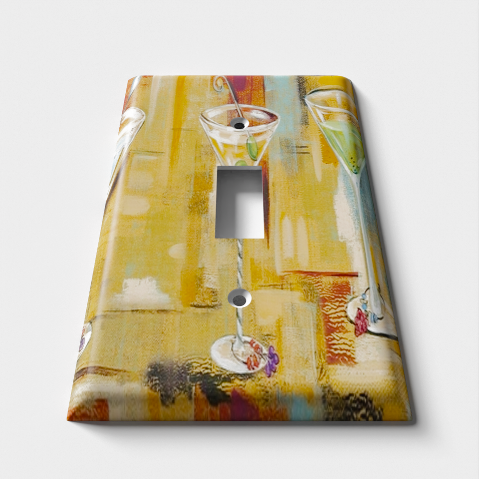 Retro Colors Decorative Light Switch Plate Cover - Snazzy Switch