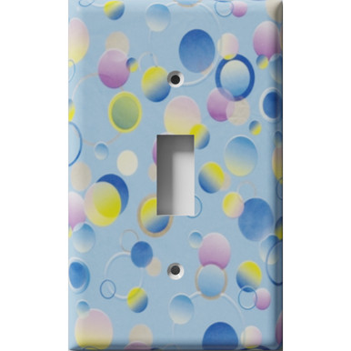 Bubbles Decorative Light Switch Plate Cover - Snazzy Switch