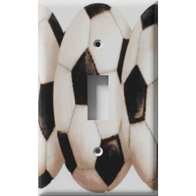 Soccer Decorative Light Switch Plate Cover - Snazzy Switch