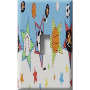 Sports Decorative Light Switch Plate Cover - Snazzy Switch