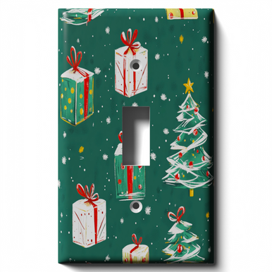 Holiday Gifts and Tree Light Switch Cover - Snazzy Switch