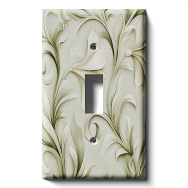 Willow Whisper Decorative Light Switch Cover Plate - Snazzy Switch