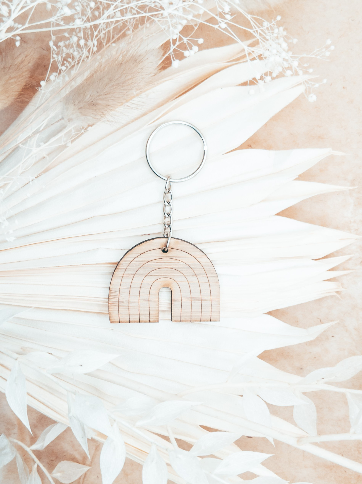 Minimalist Rainbow Keychain | Sustainable & Plastic Free Goods | Wild Cloud