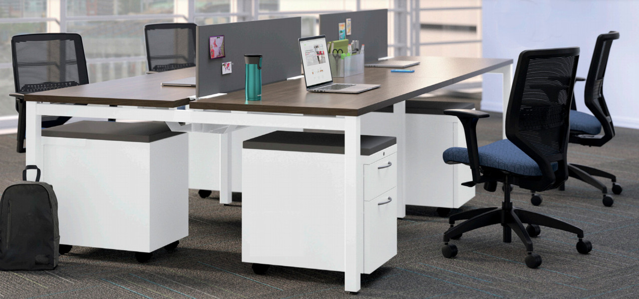 Office Benching Desks | Multi-Person Workstations