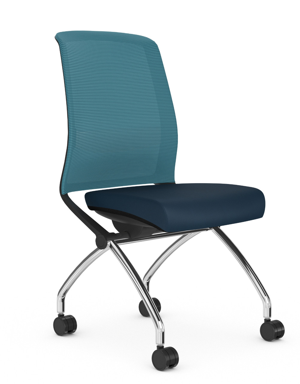 Nesting Conference Chairs with Casters | OfficeChairsUSA