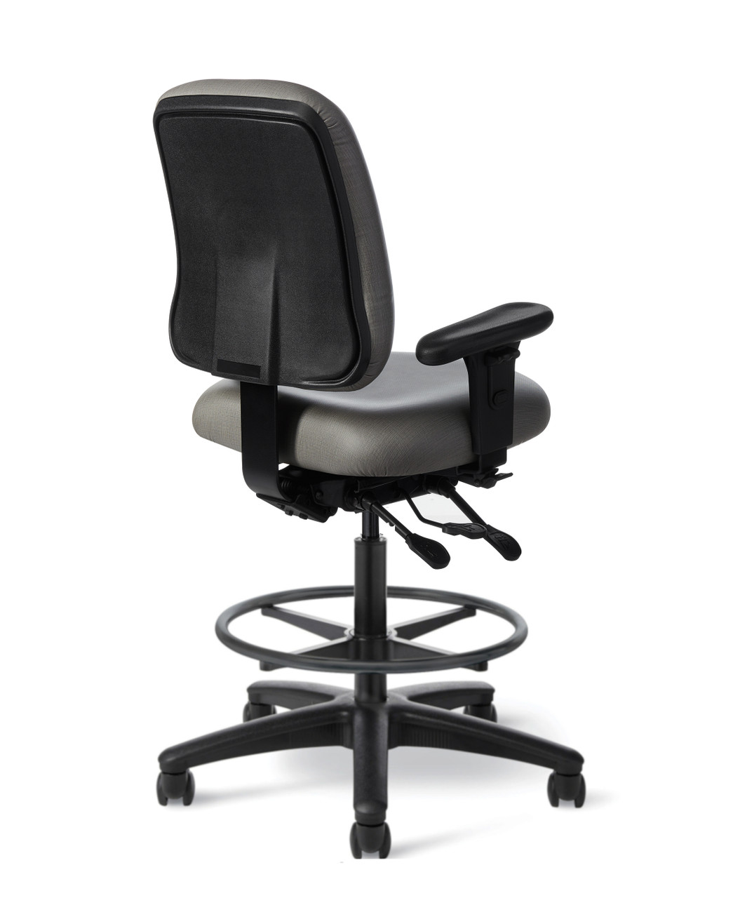 Intensive-Use Heavy-Duty Pneumatic Rolling Stool by OM Seating