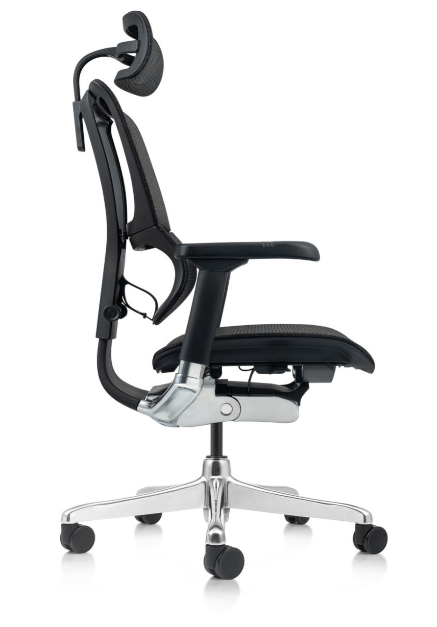 Ergohuman Xtreme: Mesh Office Chair with Headrest by Eurotech