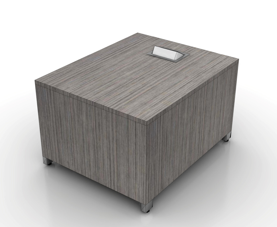AIS Calibrate Modular End Table - Laminate | OfficeChairsUSA