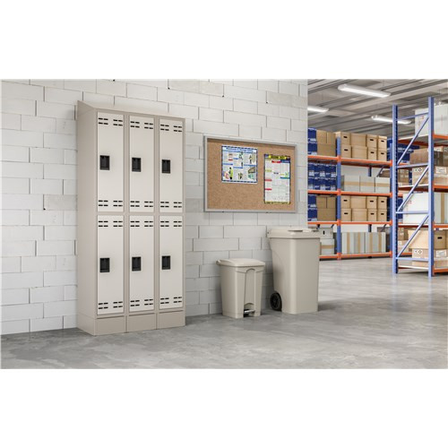 Safco 3-Column Double-Tier Metal Lockers | OfficeChairsUSA