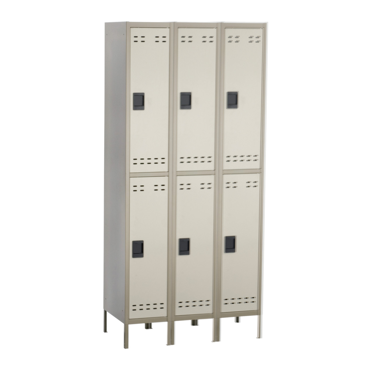 Safco 3-Column Double-Tier Metal Lockers | OfficeChairsUSA