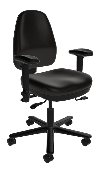 Sitmatic Alpha™ ESD-Safe Lab Chair - Medium Back