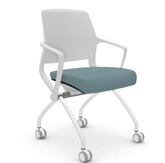Nesting Conference Chairs with Casters | OfficeChairsUSA