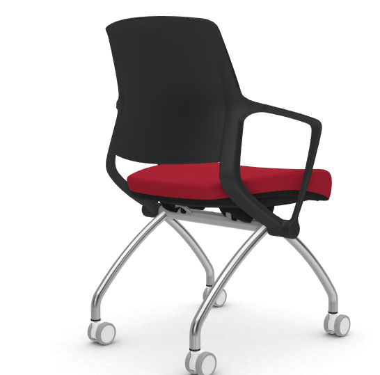 Nesting Conference Chairs with Casters | OfficeChairsUSA