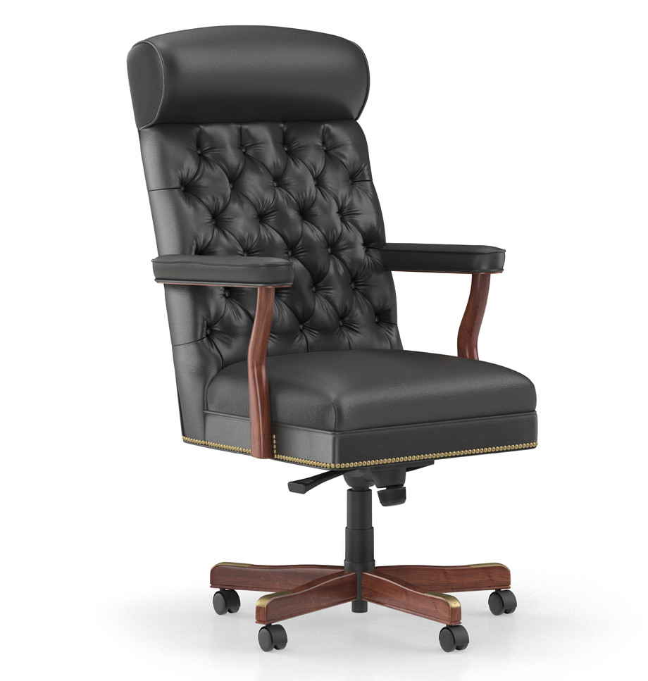 Trinity Chamberlain: Tufted Judges' Chair for Sale