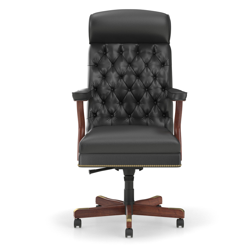 Trinity Chamberlain: Tufted Judges' Chair for Sale