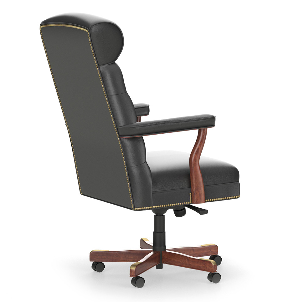 Trinity Chamberlain: Tufted Judges' Chair for Sale