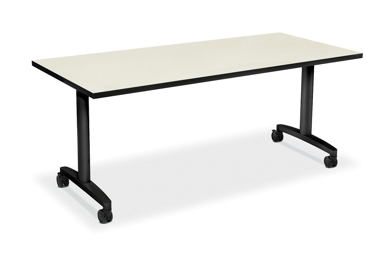 HON Fixed-Top Huddle Table | Multipurpose Mobile Office Table