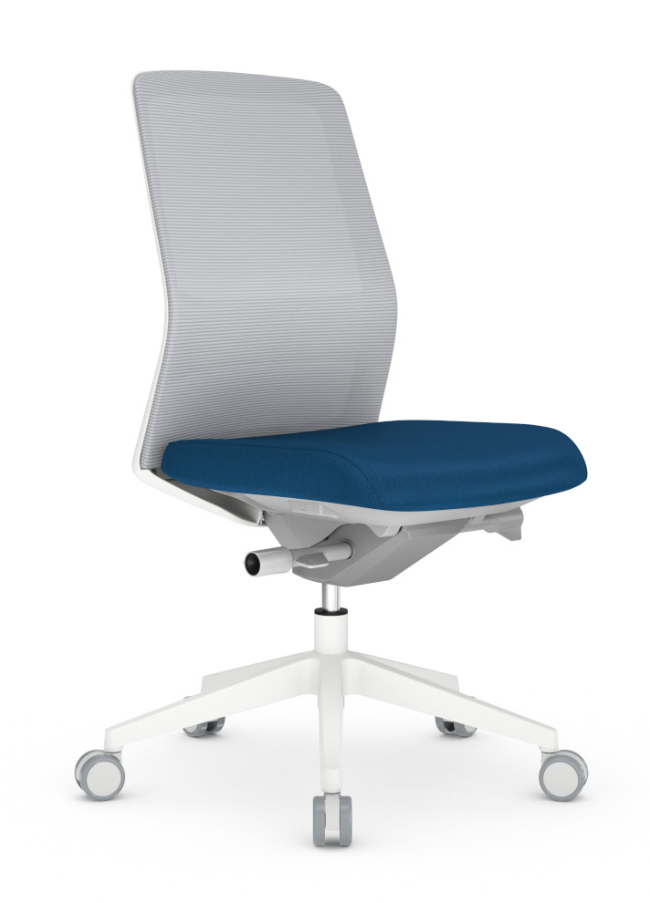 AMQ Jaku White Frame Task Chair | OfficeChairsUSA