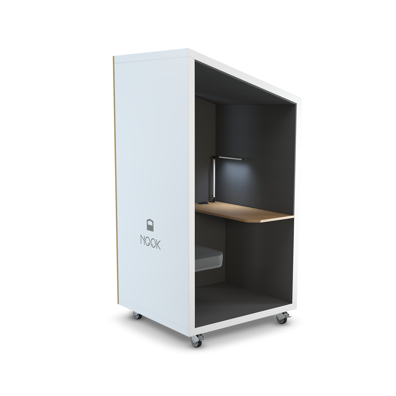 Nook Solo Pod | Modular Desk Pod | OfficeChairsUSA