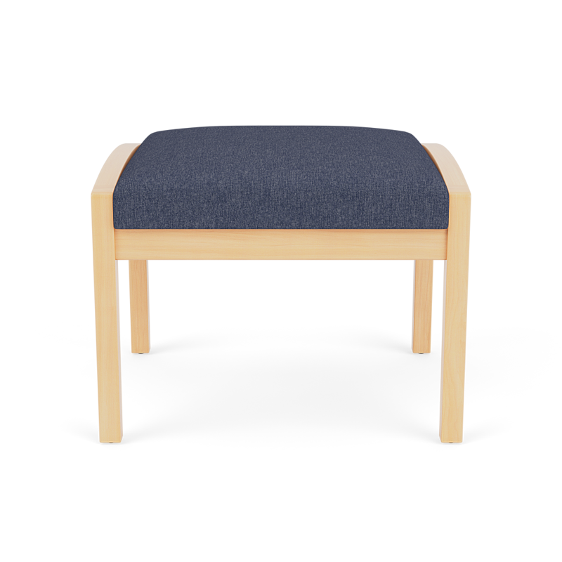 Lenox Wood One Seat Bench | Single Seater Bench | OfficeChairsUSA