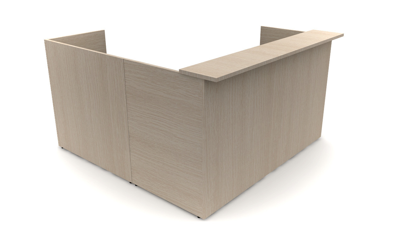 HON Reception Desk with Transaction Counter - Laminate