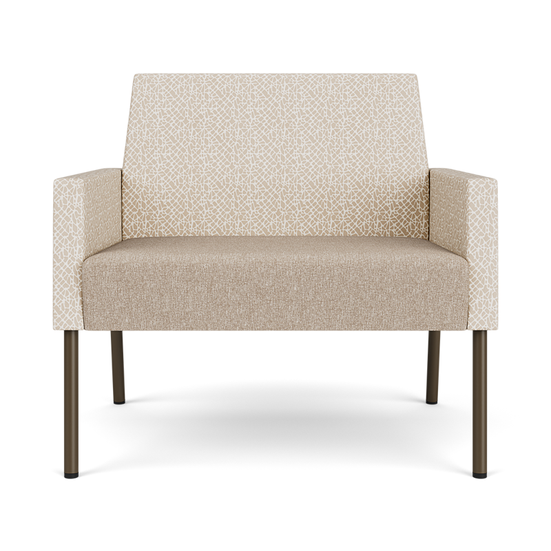 Lesro Mystic Lounge Panel Arm Bariatric Guest Chair