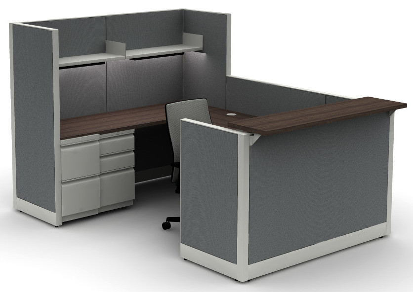 Hon Accelerate U Shaped Reception Station | OfficeChairsUSA