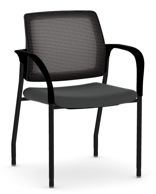 HON Ignition Stackable Padded Office Chairs with Arms