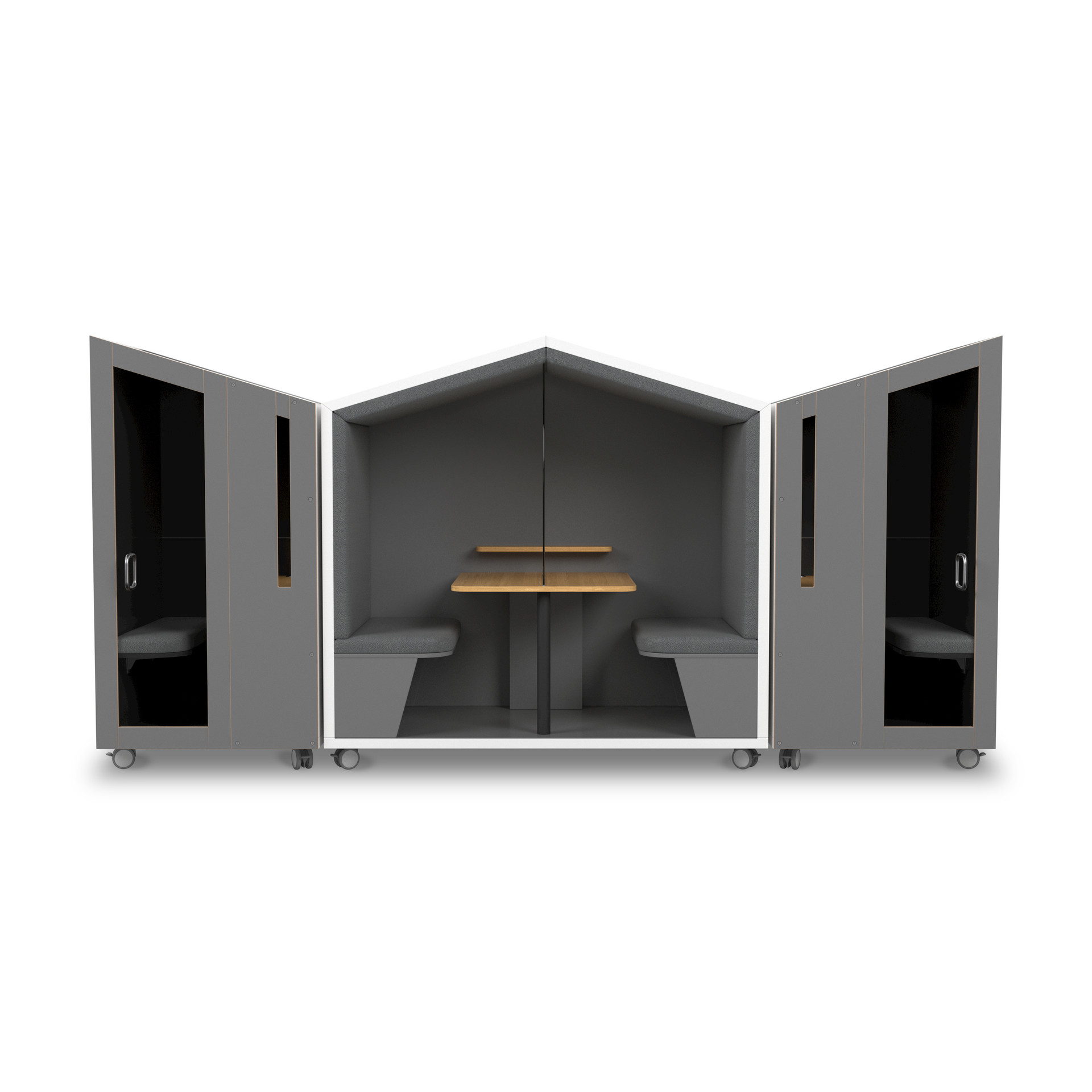 Nook Solo Pod | Modular Desk Pod | OfficeChairsUSA