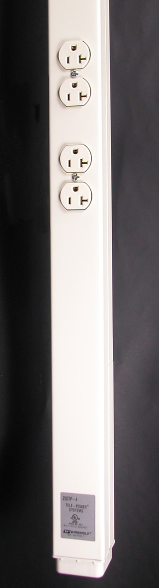 Office Cubicle Power Pole | 10’ Desk-to-Ceiling Power Pole