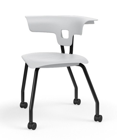 KI Ruckus 4 Legged Student Chair with Casters | Officechairsusa