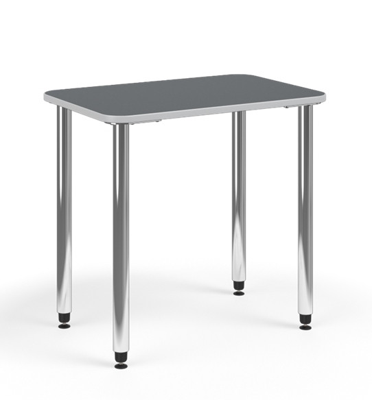 KI Ruckus Rectangular Fixed Height Post Leg Desk | Officechairsusa