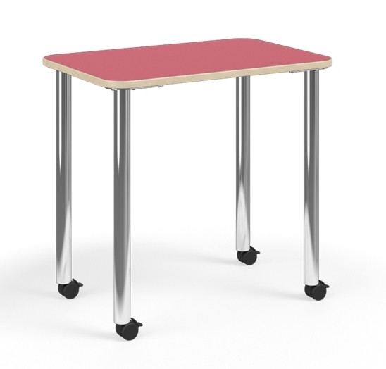 KI Ruckus Rectangular Fixed Height Post Leg Desk | Officechairsusa