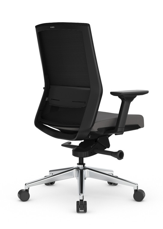 Zilo Black Frame Conference Task Chair | OfficeChairsUSA