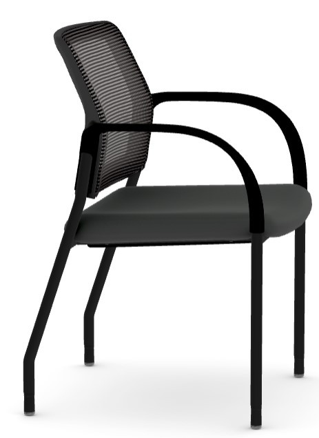 HON Ignition Stackable Padded Office Chairs with Arms