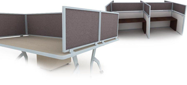 OBEX Dividers: Acoustical Desk-Mounted Privacy Panel